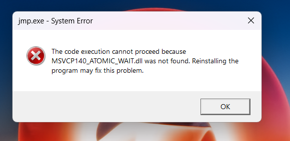 I am unable to run JMP software due to system error - JMP User Community